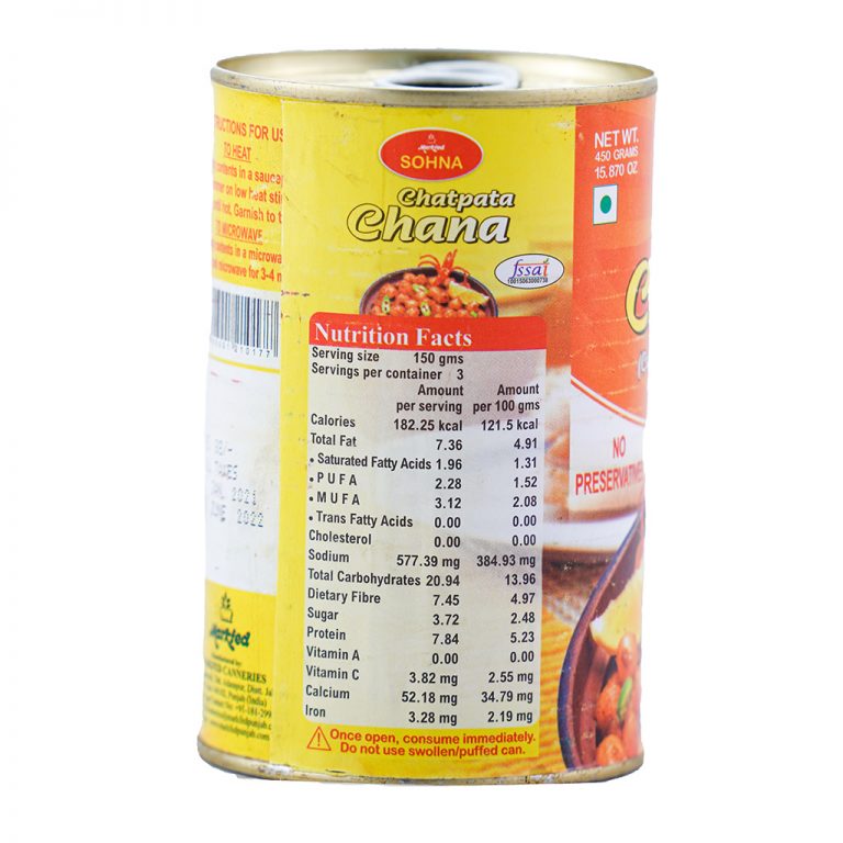 SOHNA CHATPATA CHANA – Markfedpunjab